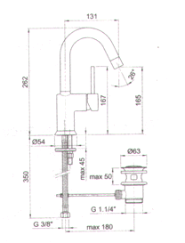 Fantini Cafe 1804S Blandebatteri